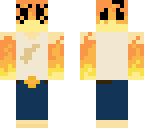 fire dude | Minecraft Skin