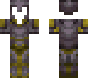 gilded netherite armor | Minecraft Skin