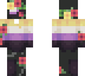 non binary tv head | Minecraft Skin
