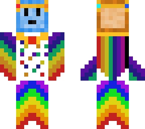 rainbow person | Minecraft Skin