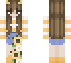 Sunflowers and Daisies | Minecraft Skin