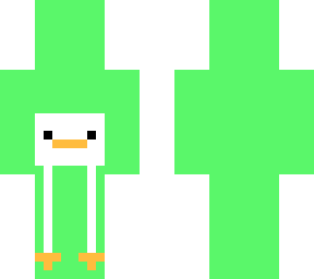 walking white duck | Minecraft Skin