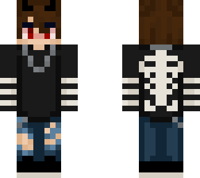 Alt boy bones ribs | Minecraft Skin
