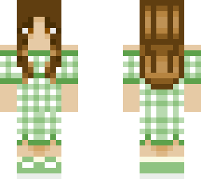 Cottagecore Gingham Girl | Minecraft Skin