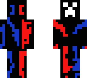 Cyborg Creeper | Minecraft Skin