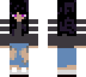 Enderman girl | Minecraft Skin
