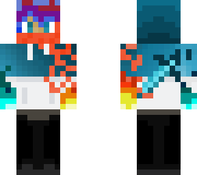 Fire mask | Minecraft Skin