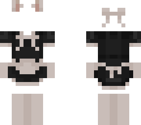 Maid dress base skin | Minecraft Skin