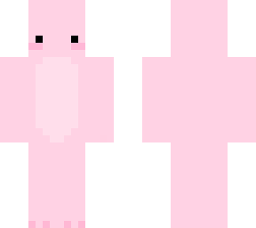 Pink Axolotl | Minecraft Skin
