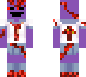 purple guy komaru infected | Minecraft Skin