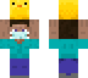 Steve with duck | Minecraft Skin