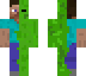 Alien Infected Steve | Minecraft Skin