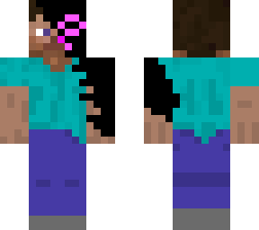 Corrupted Steve 25% | Minecraft Skin