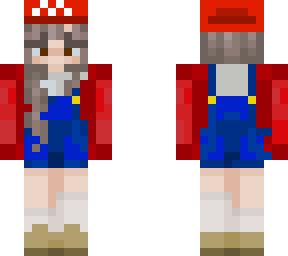 Mario girl | Minecraft Skin