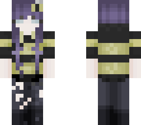 My version my me and my fren's matching bee hoodies | Minecraft Skin