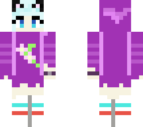 purple cat | Minecraft Skin