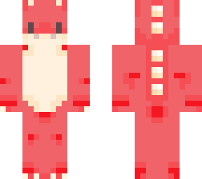 Red Dino | Minecraft Skin