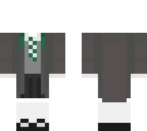 Slytherin girl (robes) template | Minecraft Skin