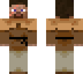 Steve Peasant w/ scar | Minecraft Skin