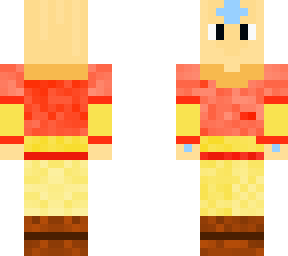 Ang From Avatar The last Airbender | Minecraft Skin