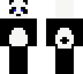 Blue eyed panda | Minecraft Skin