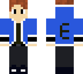 Blue Gamer Boy | Minecraft Skin