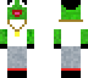 drip kermit | Minecraft Skin