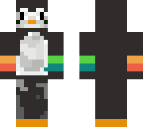 Gamer Sweat Penguin | Minecraft Skin