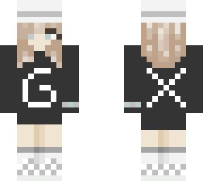 Glitched logo merch(remake) | Minecraft Skin