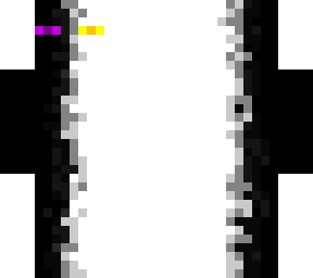 Half enderman Half reverse enderman i created (almost i think) | Minecraft Skin