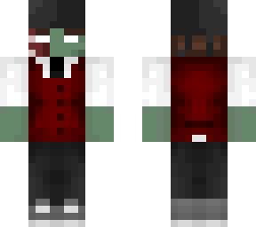 Axis with waistcoat | Minecraft Skin