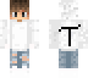 Boy (has the letter T on the back) | Minecraft Skin