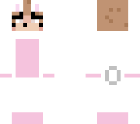 Bunny skin (brown hair) | Minecraft Skin