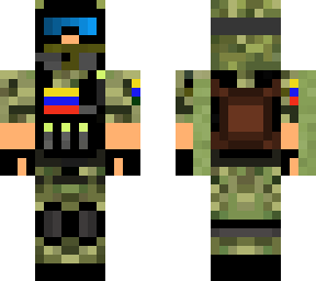 Colombian Soldier | Minecraft Skin