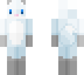 Cute White Fox | Minecraft Skin