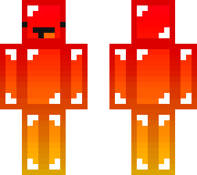 Fire Skeppy | Minecraft Skin