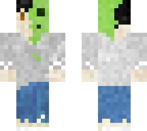 Half Slime Half human | Minecraft Skin