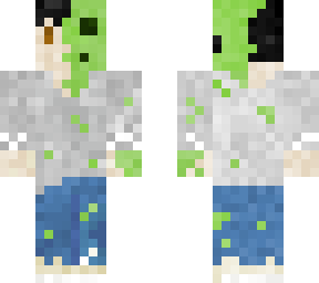 Half Slime Half Human v.2 | Minecraft Skin