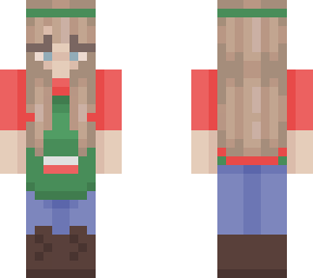 me as a bunnings worker | Minecraft Skin