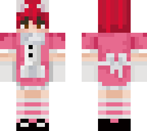 cat catboy pink | Minecraft Skins