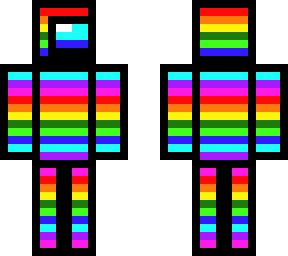 Among Us Rainbow | Minecraft Skins