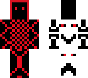 half red half white | Minecraft Skins
