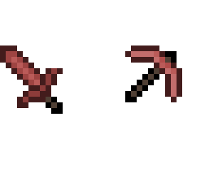 sord and pic axe | Minecraft Skin