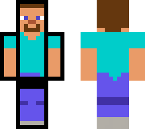 STEVE with outline | Minecraft Skin