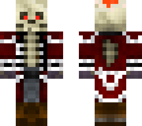 the blood skeleton | Minecraft Skin