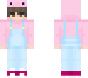 pink axolotl boy | Minecraft Skins