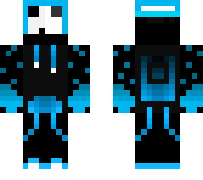 Blue Slime Gamer | Minecraft Skin