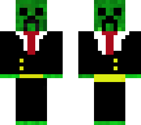 Creeper In A Suit | Minecraft Skins
