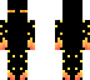 Fire Enderman | Minecraft Skin