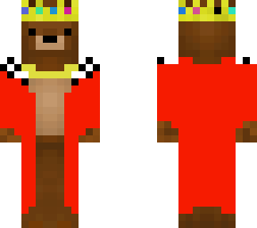 king bear grizzly technoblade animal | Minecraft Skins